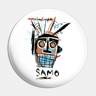 Jean Michel Basquiat Crown Logo Pins and Buttons for Sale | TeePublic