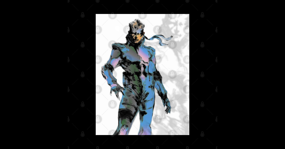 Solid Snake - Solid Snake - Sticker | TeePublic