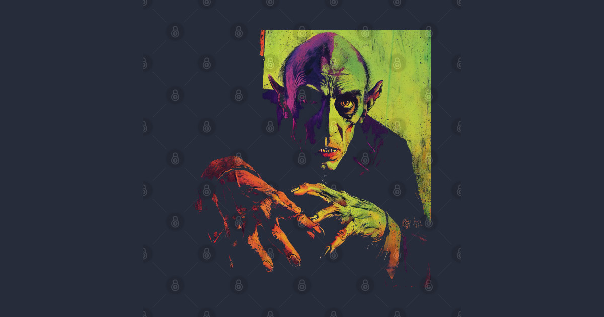 Nosferatu - Retro Style Original Art - Nosferatu - T-Shirt | TeePublic