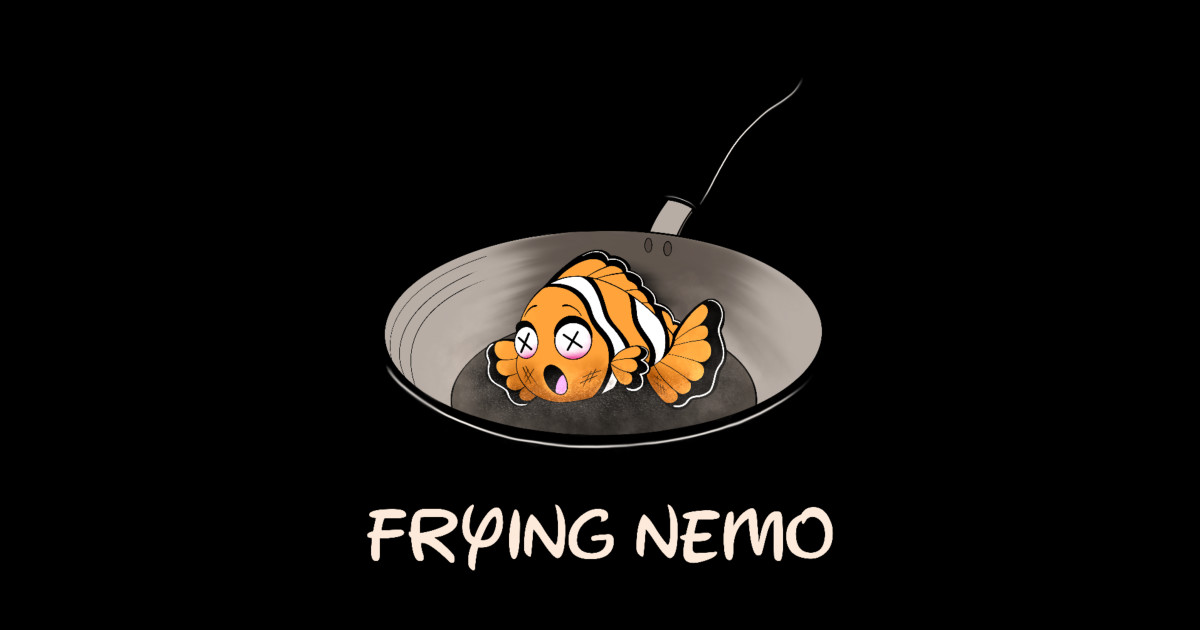 Frying Nemo - Disney - T-Shirt | TeePublic