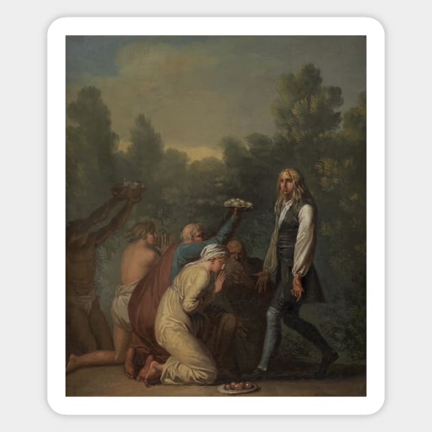 Niels Klim Receives the Homage of the Quamites by Nicolai Abildgaard ...