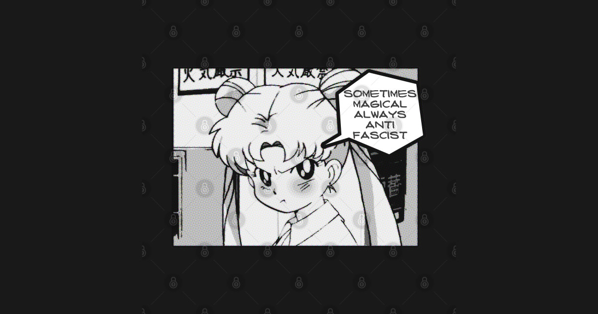 sometimes magical always antifascist - Magical Girl - T-Shirt | TeePublic