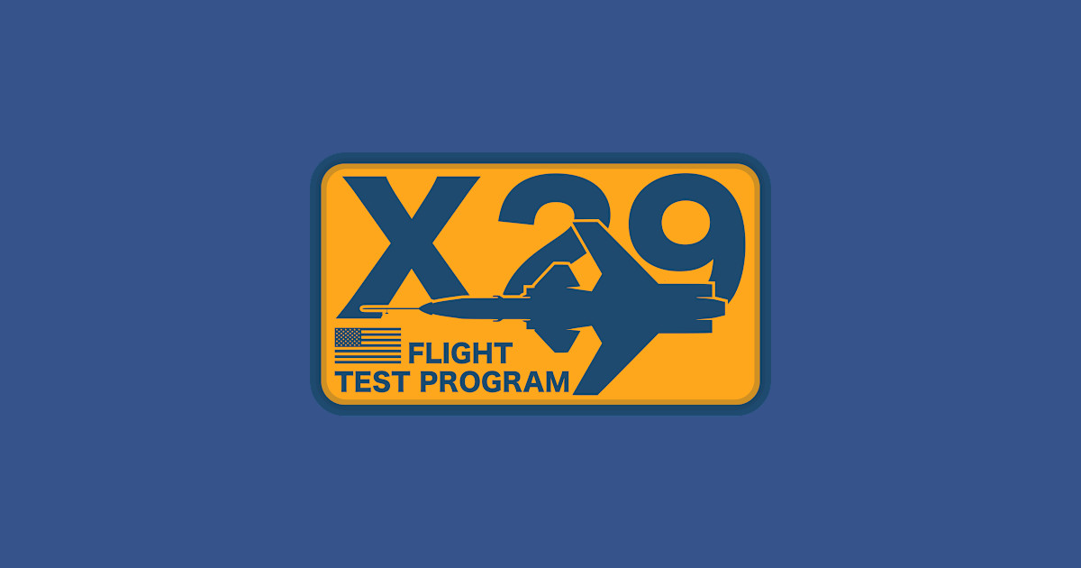 X-29 Flight Test Program - X29 Test Aircraft - T-Shirt | TeePublic