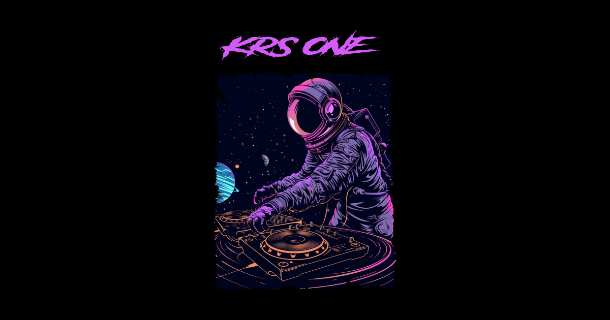 KRS ONE RAPPER ARTIST FAN ART - Krs One Rapper Artist Fan Art - Sticker ...