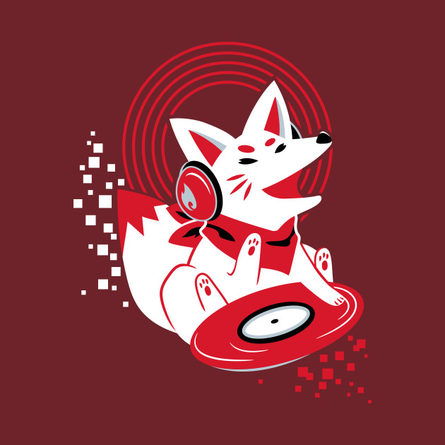 DJ Fox - Cute Animal - T-Shirt | TeePublic