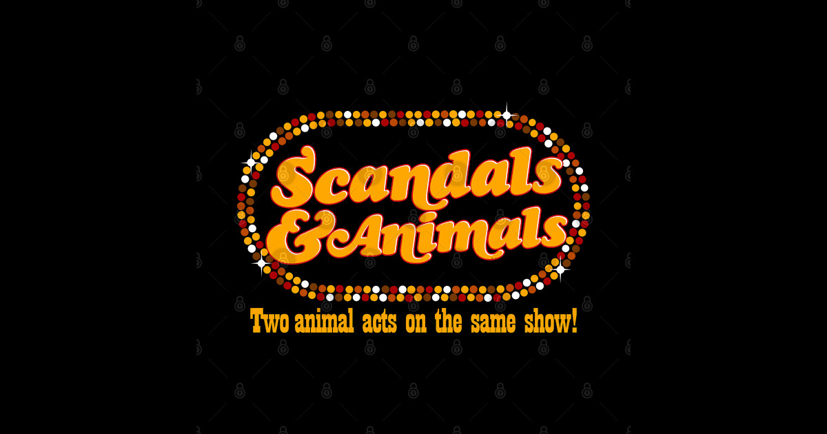 Scandals And Animals - Seinfeld - Sticker | TeePublic