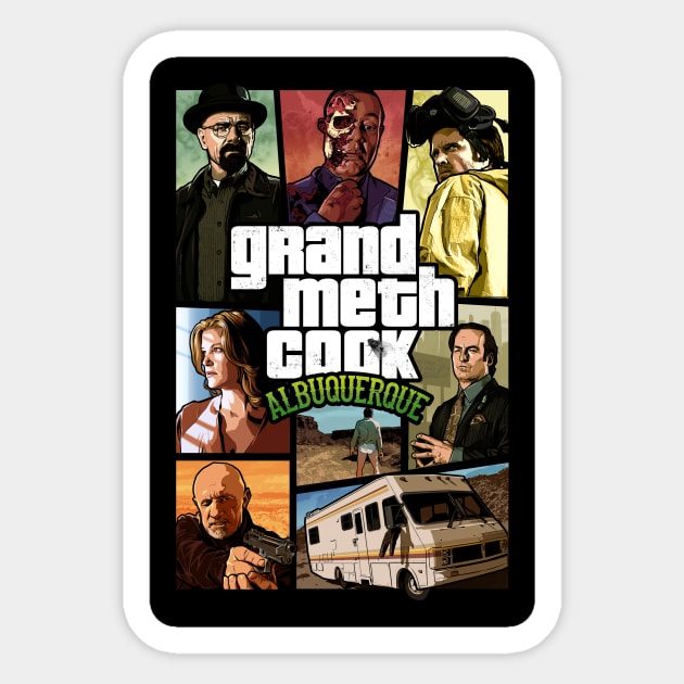 Grand Meth Cook - Breaking Bad - Sticker | TeePublic