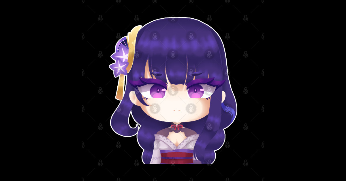 Baal / Raiden Shogun - Genshinimpact - Sticker | TeePublic