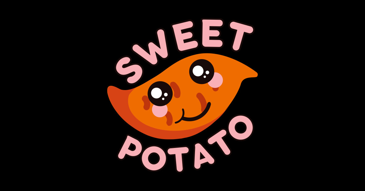Kawaii Sweet Potato - Sweet Potato - Sticker | TeePublic