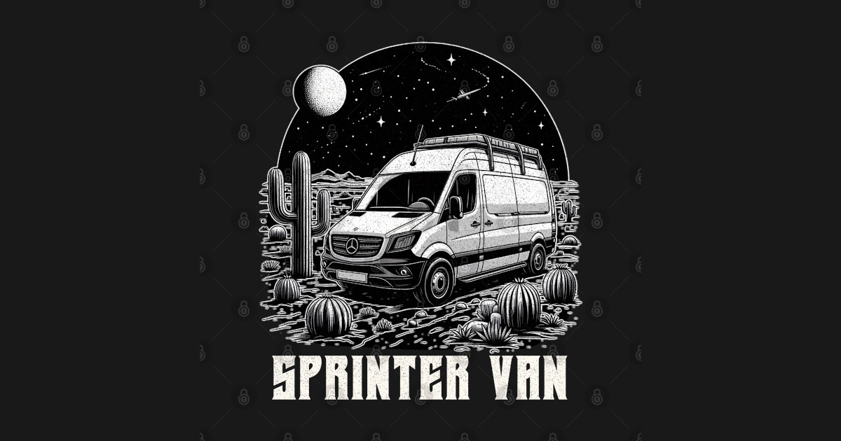 Mercedes sprinter camper conversion - Mercedes Sprinter Van - T-Shirt ...