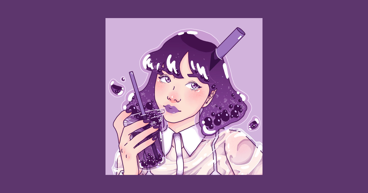 Boba Girl Boba Tea T Shirt Teepublic