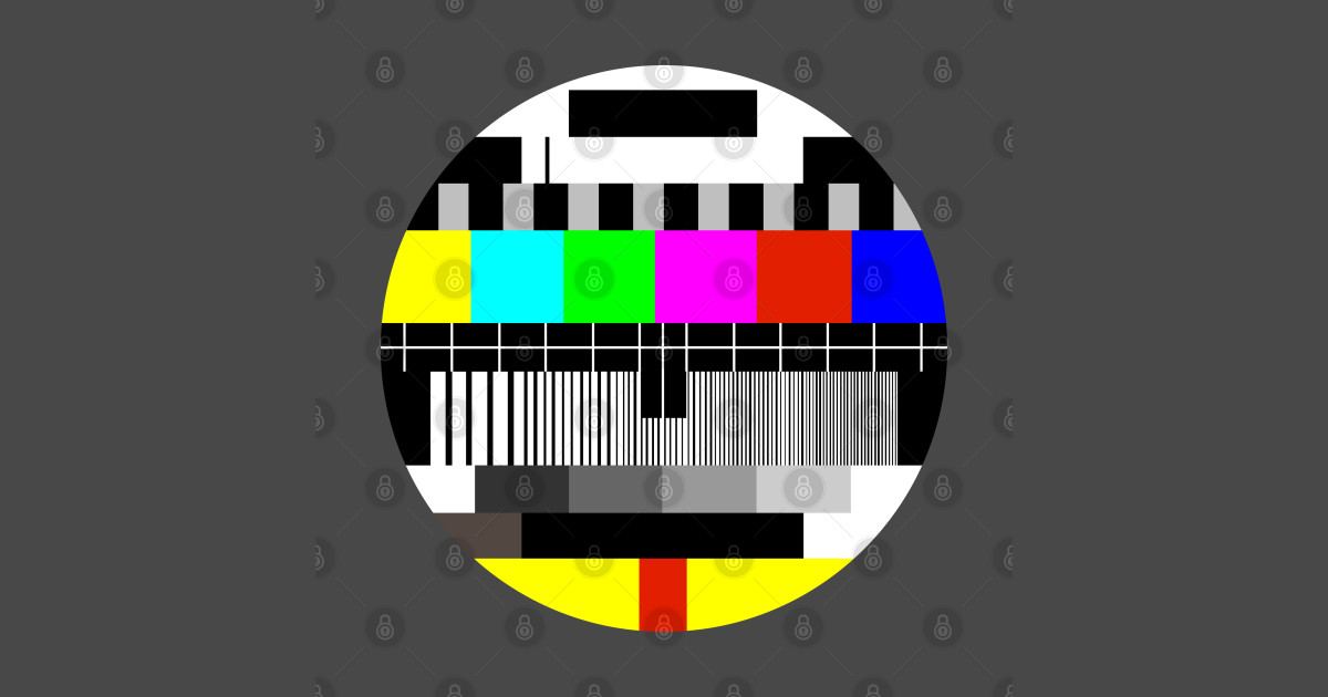 Test card pattern round - Test Card - T-Shirt | TeePublic