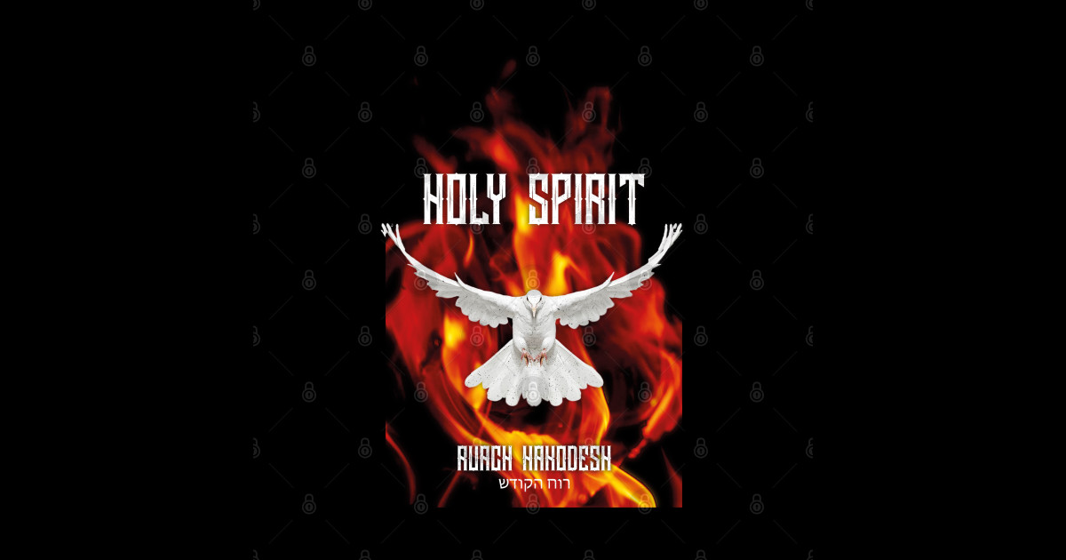 Holy Spirit - Ruach Hakodesh Fire - Ruach Hakodesh - Sticker | TeePublic