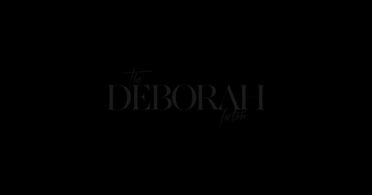 The Deborah Factor - Deborah - Sticker | TeePublic