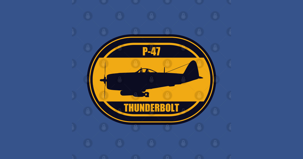 RAF P-47 Thunderbolt - Ww2 P47 Thunderbolt Patch - T-Shirt | TeePublic