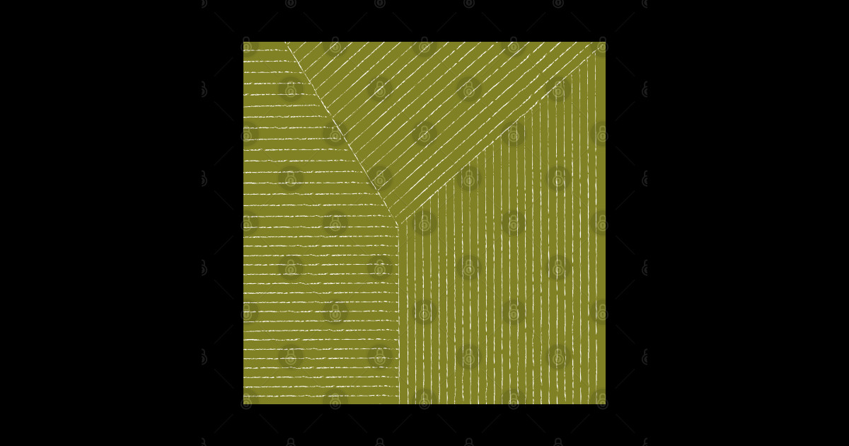 Lines (Matcha Green) - Matcha Green - Sticker | TeePublic