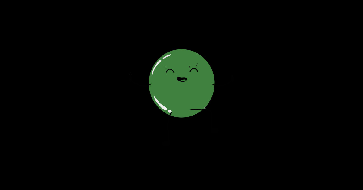find your inner peas black - Funny - Sticker | TeePublic