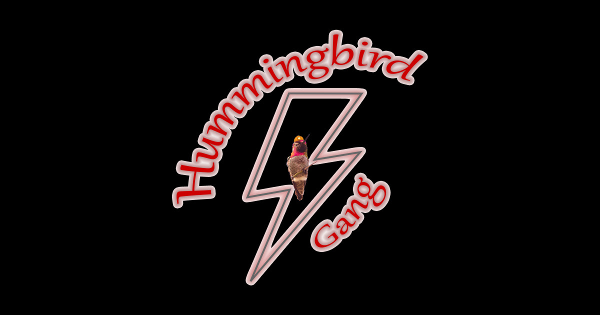 Hummingbird Gang BOLT design - Hummingbird Gang - Sticker | TeePublic