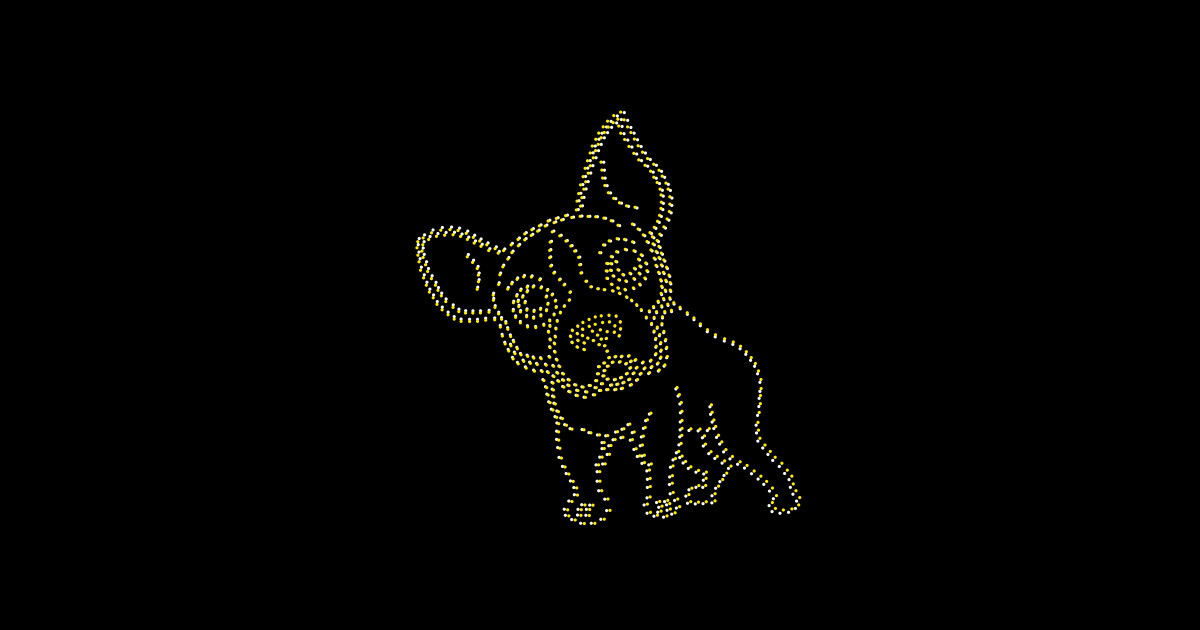 pinhole puppy - Vector - Sticker | TeePublic