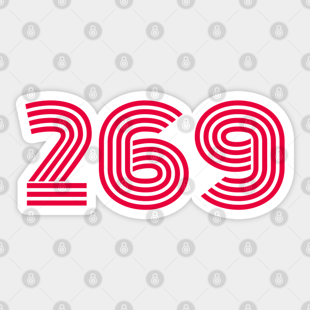 269 - 269 - Sticker | TeePublic