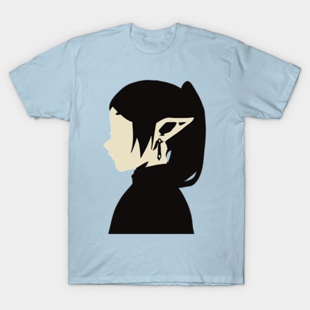 Frieren Side View Sousou no Frieren Anime SNF135 - Frieren - T-Shirt ...