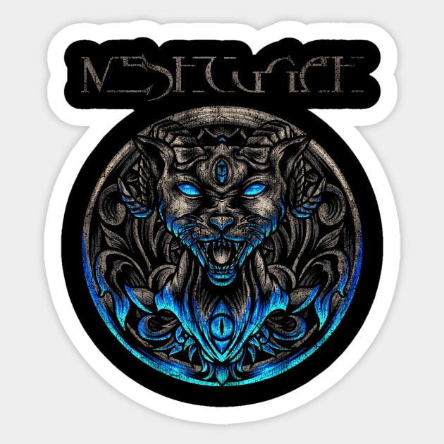 ObZen Messhuggah Fanart Design - Messhuggah Metal - Sticker | TeePublic