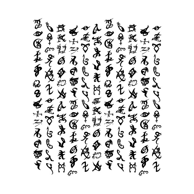 Shadowhunters rune / The mortal instruments - rune pattern texture ...