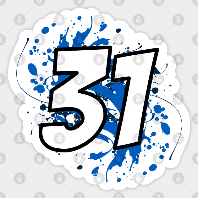 Ocon Driver Number - Esteban Ocon - Sticker | TeePublic