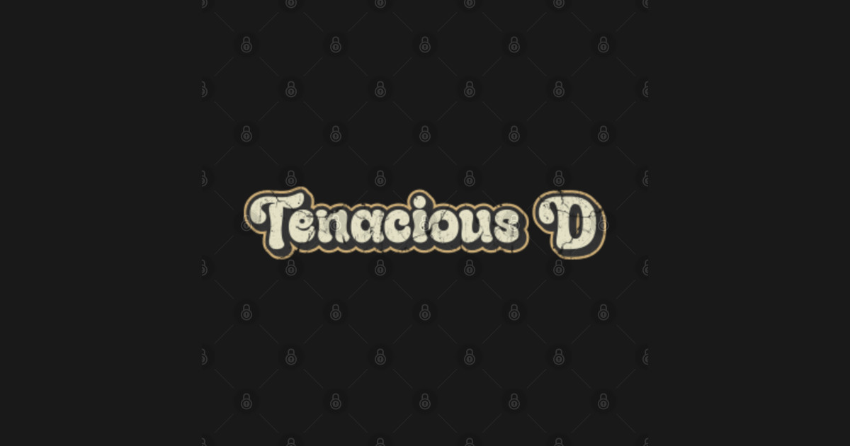 Tenacious D - Vintage Text - Tenacious D - T-Shirt | TeePublic