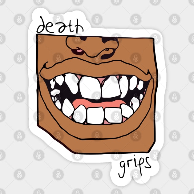 Death Grips ⚪️ ⚪️ Original Design - Death Grips - Sticker | TeePublic