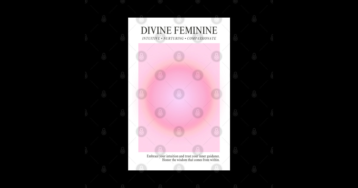 Divine Feminine Pink Aura - Manifestation - Sticker | TeePublic