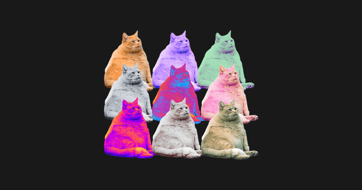 Fat Cat - Fat Cat Meme - T-Shirt | TeePublic