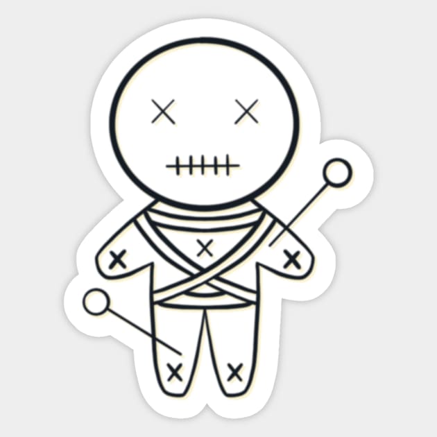 Voodoo Doll - Voodoo - Sticker | TeePublic