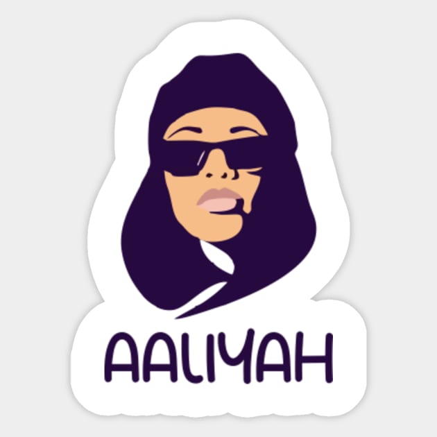 AALIYAH ART FANSBASE - Aaliyah - Sticker | TeePublic