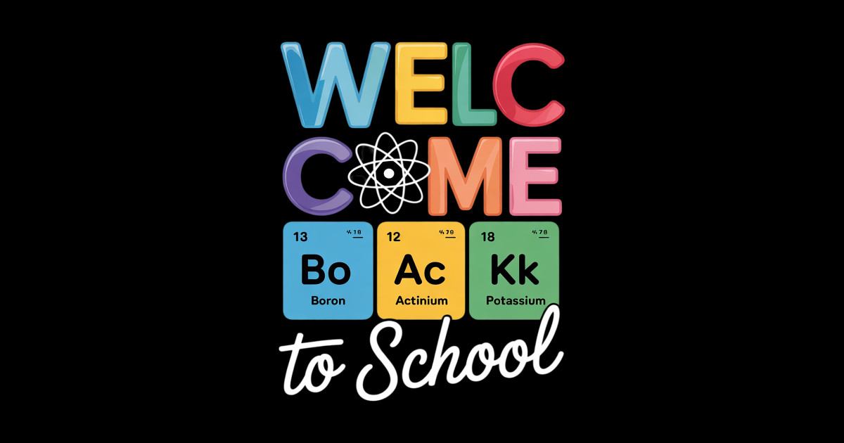Welcome back to school Periodic First Day of School Teachers - Welcome ...