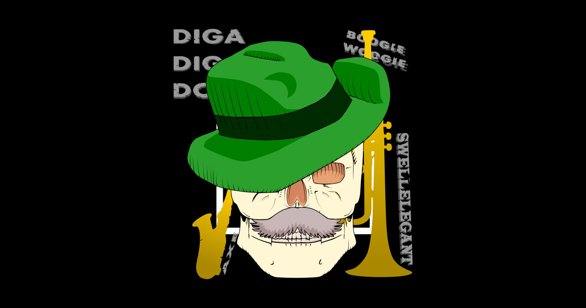 Skull Jazz - Jazz Skull - Sticker | TeePublic