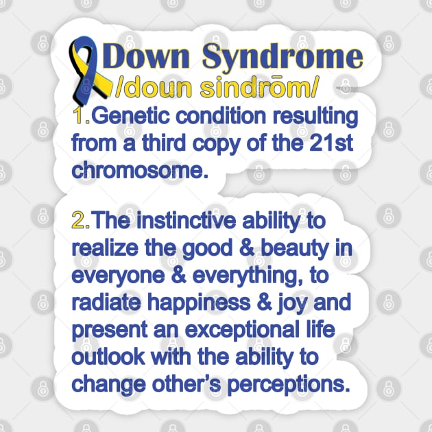 Down Syndrome Quote Definition Awareness of Joy Gifts - Down Syndrome ...