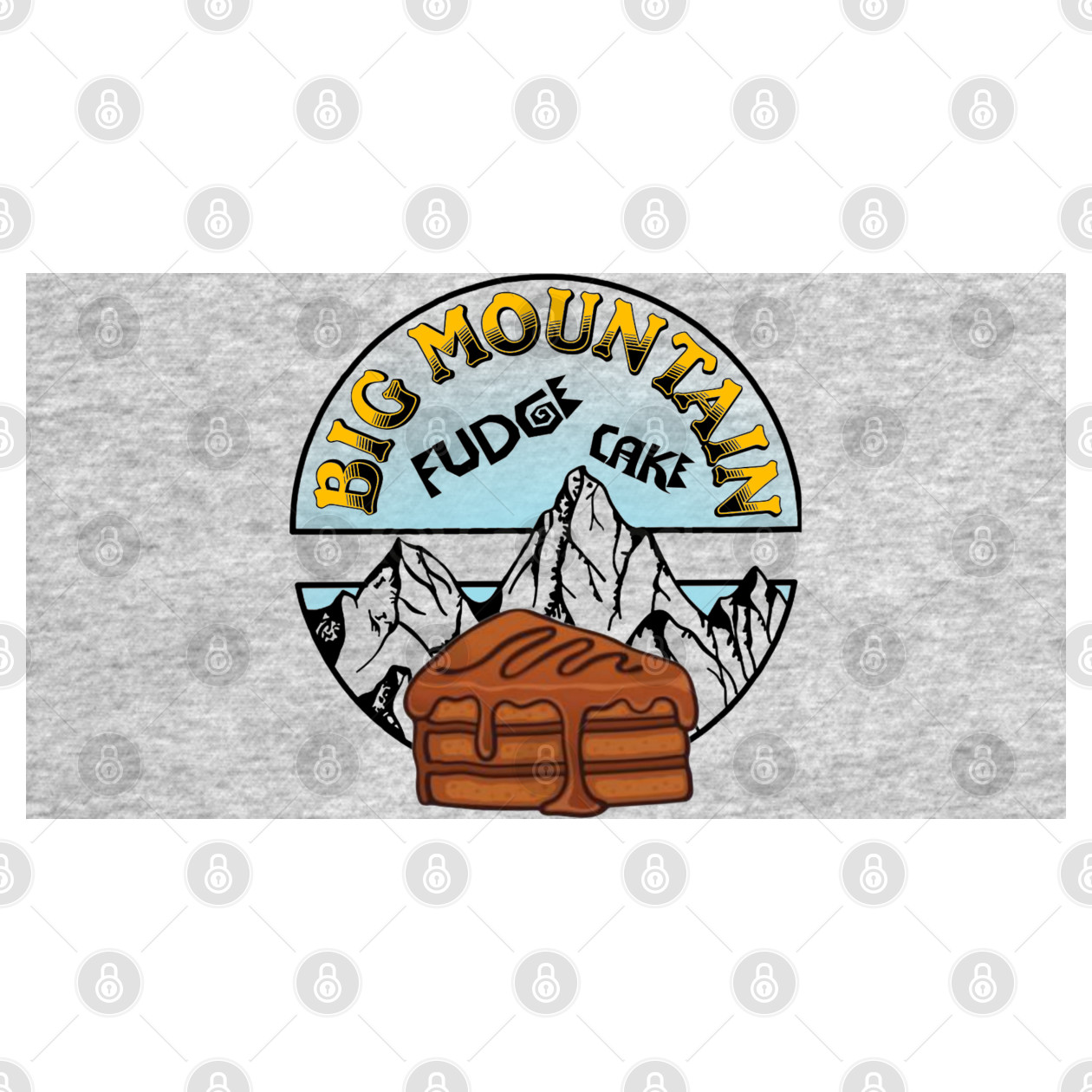 Big mountain fudge cake - Band Merch - T-Shirt | TeePublic