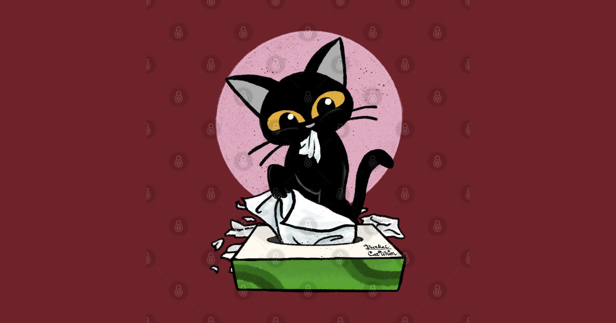 Tissue - Cat - T-Shirt | TeePublic