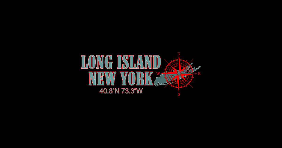 Long Island New York - Long Island New York - Sticker | TeePublic