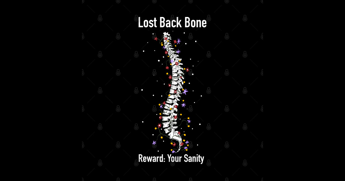 Lost Back Bone, Reward: Your Sanity - Goth - Goth - Sticker | TeePublic