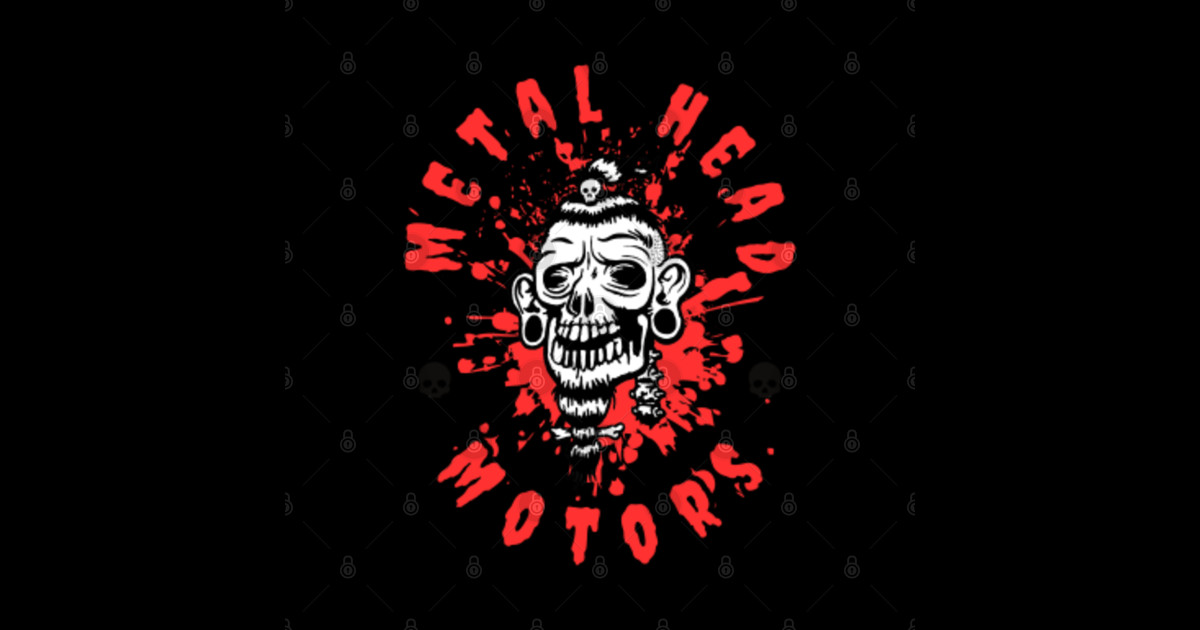 MHM - Shrunken Head Logo - Motorcycle - Sticker | TeePublic