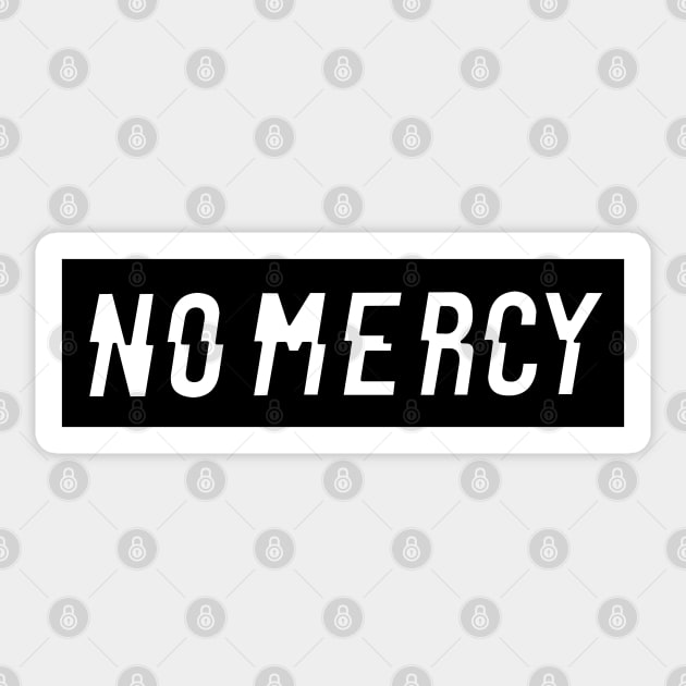 NO MERCY GLITCH - Aesthetic - Sticker | TeePublic