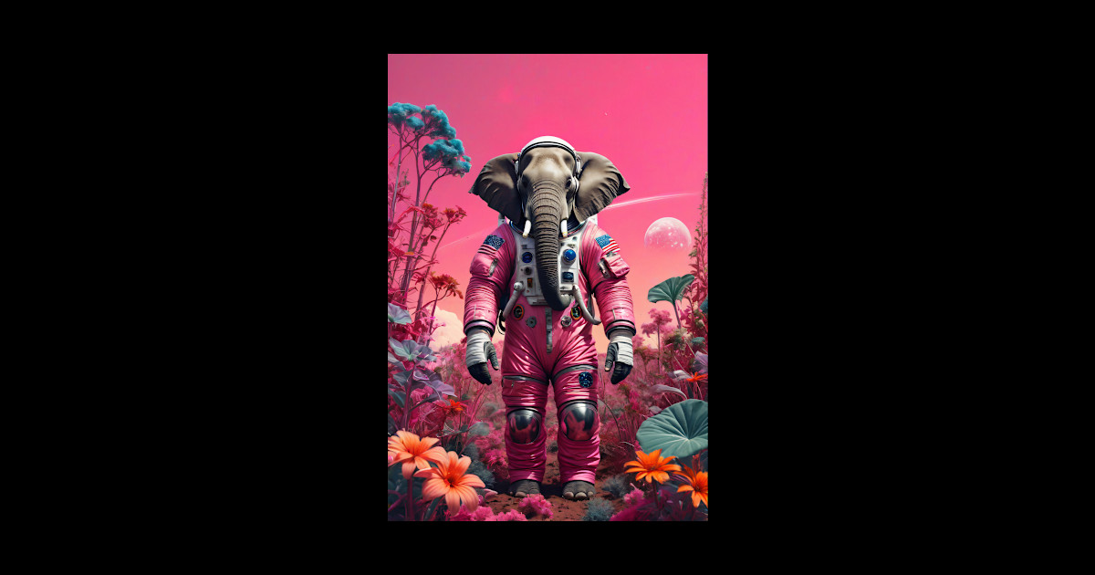 Cosmic Tusk - Elephant - Sticker | TeePublic