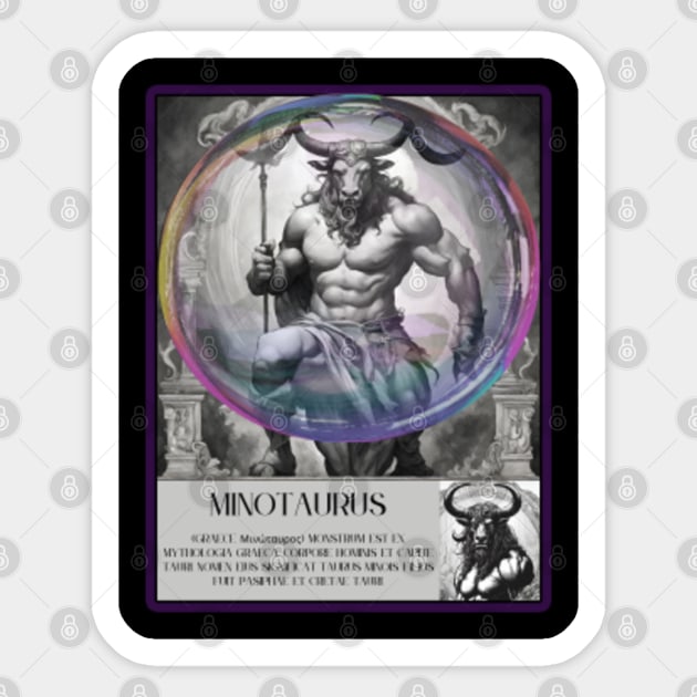 Minotaur Greek Mythology - Minotaur - Sticker | TeePublic