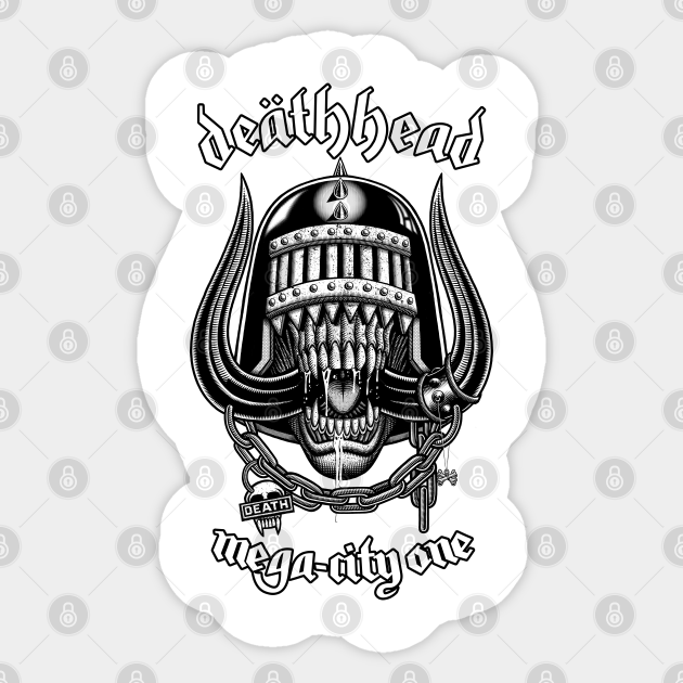 Deathhead - Judge Death - Sticker | TeePublic