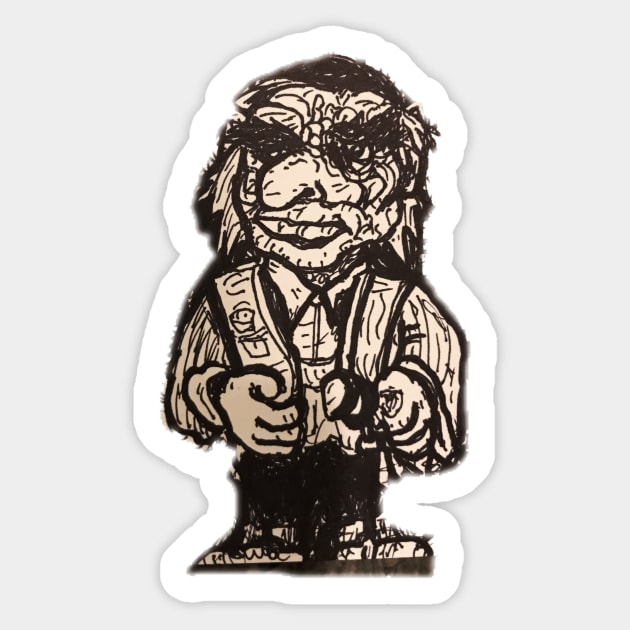Labyrinth, jim henson, hoggle - Labyrinth Jim Henson Hoggle - Sticker ...