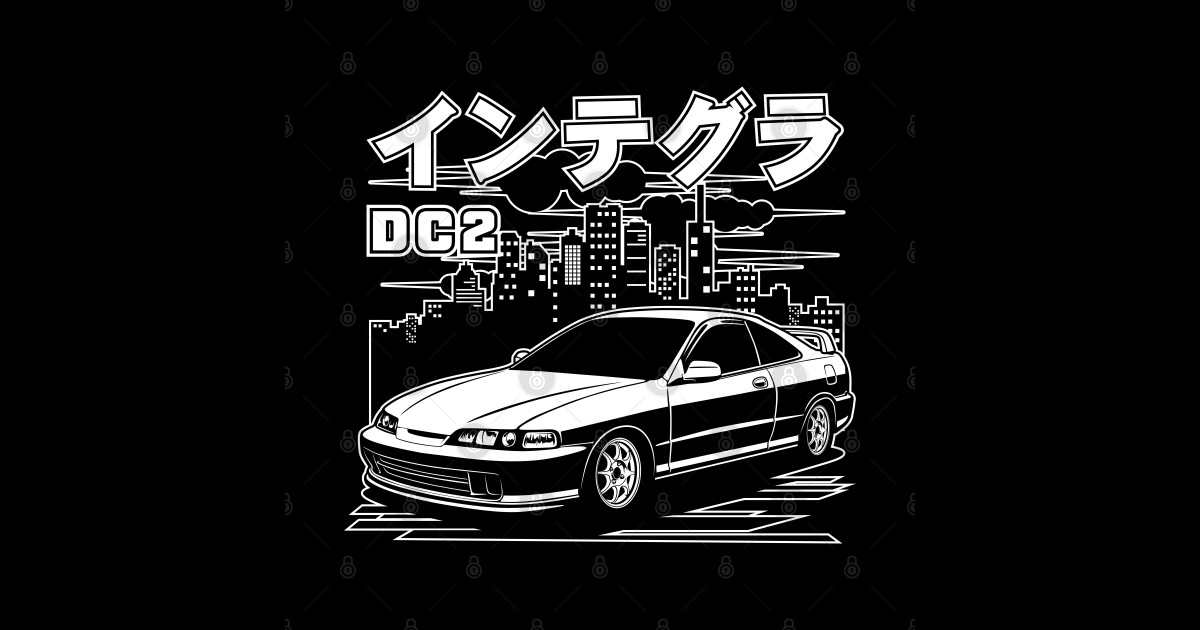 Honda Integra DC2 Type R - Integra Type R - Posters and Art Prints ...