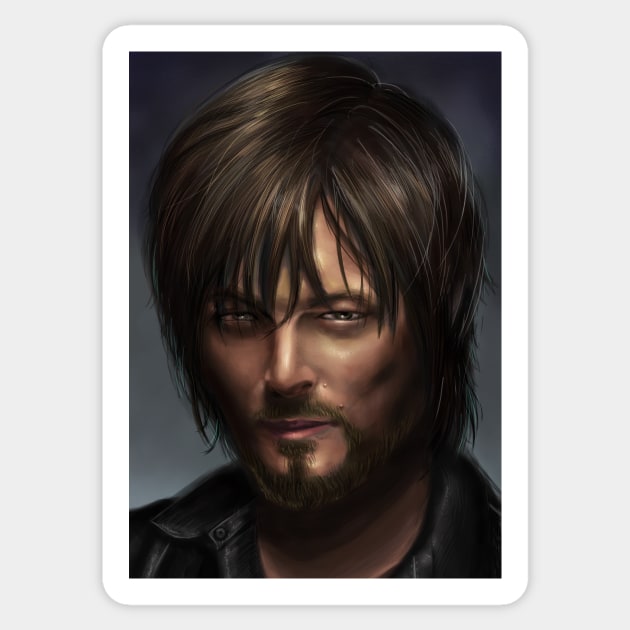 Daryl The Hunter - Daryl Dixon - Sticker | TeePublic