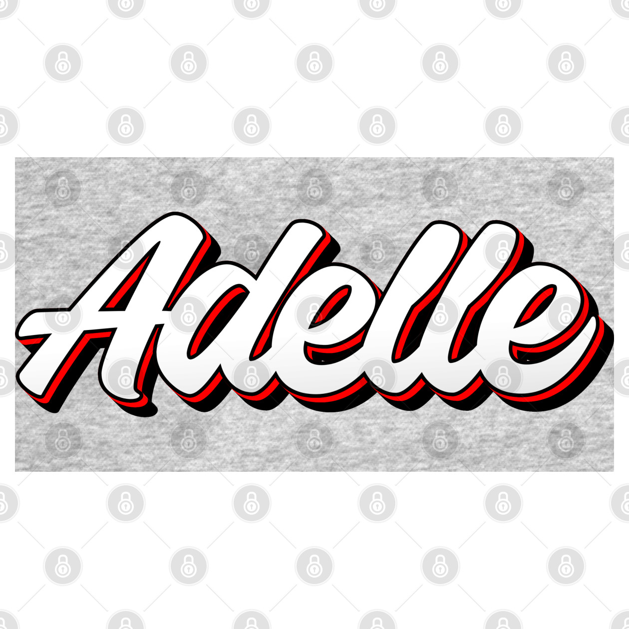 Adelle name - cool 70s retro font - Adelle Name Cool 70s Retro Font - T ...